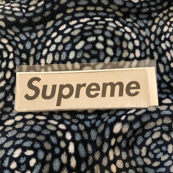 Supreme | Accessories | Supreme Plastic Box Logo Sticker Silver ...